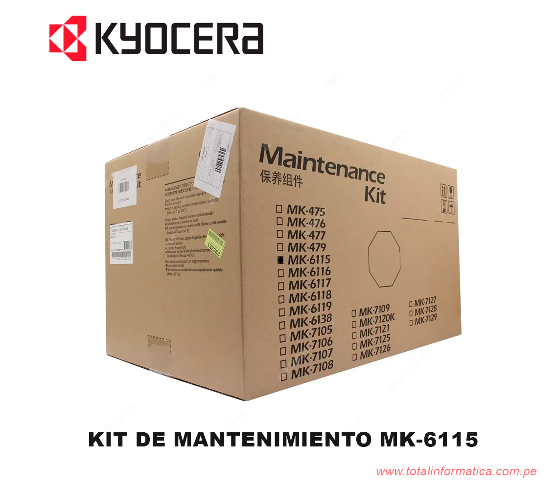 KIT MANTENIMIENTO KYOCERA MK-6115, ECOSYS, 1702P18NL0