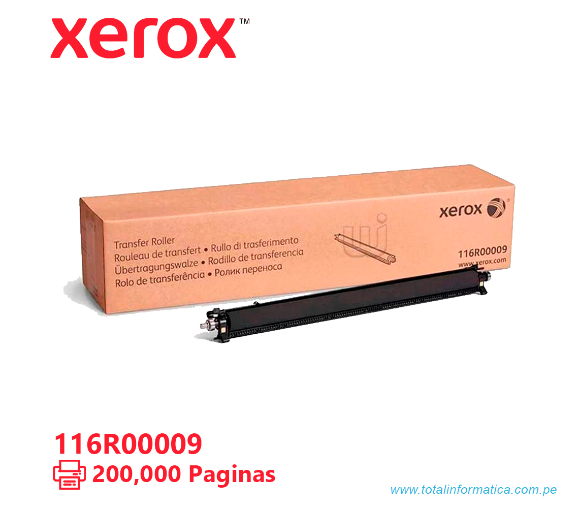 RODILLO TRANSFERENCIA XEROX ( 116R00009 ) PARA B605 B615, 200K