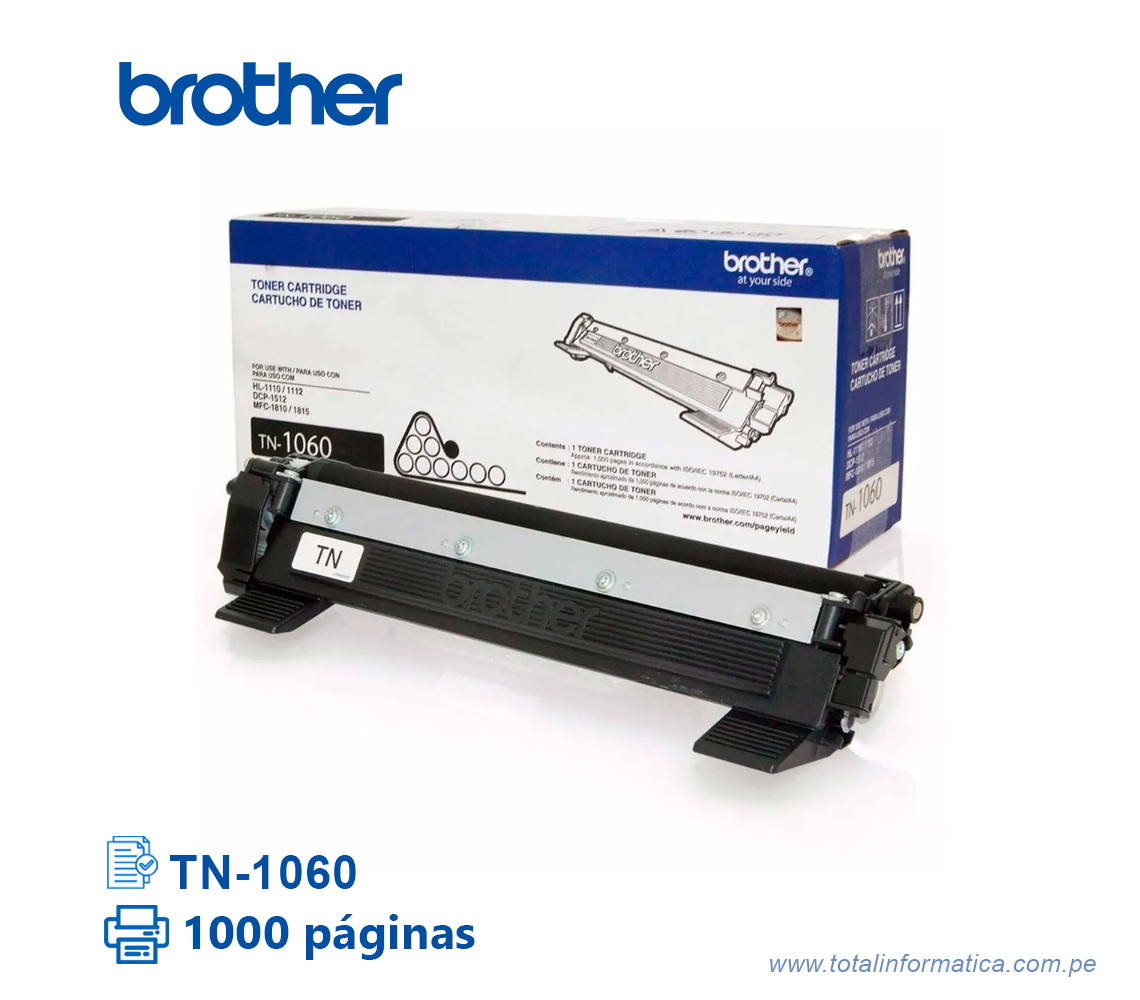 TONER BROTHER TN1060 BLACK 1000 PAG