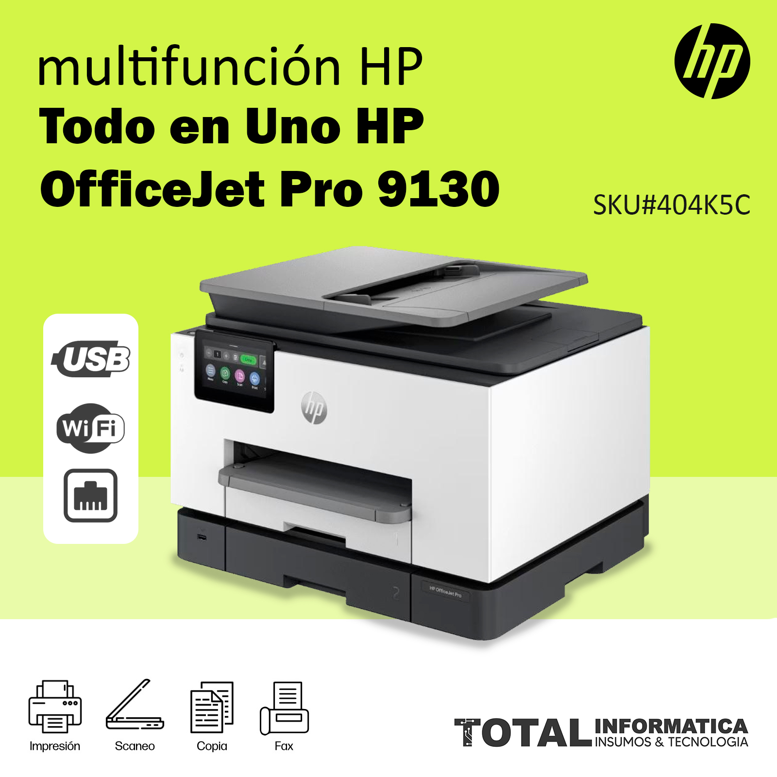 MULTIFUNCIONAL HP OFFICEJET PRO 9130 404K5C A4