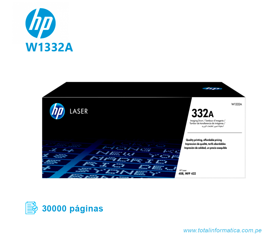 DRUM HP 332A W1332A L.J. 408DN 30,000 PGS