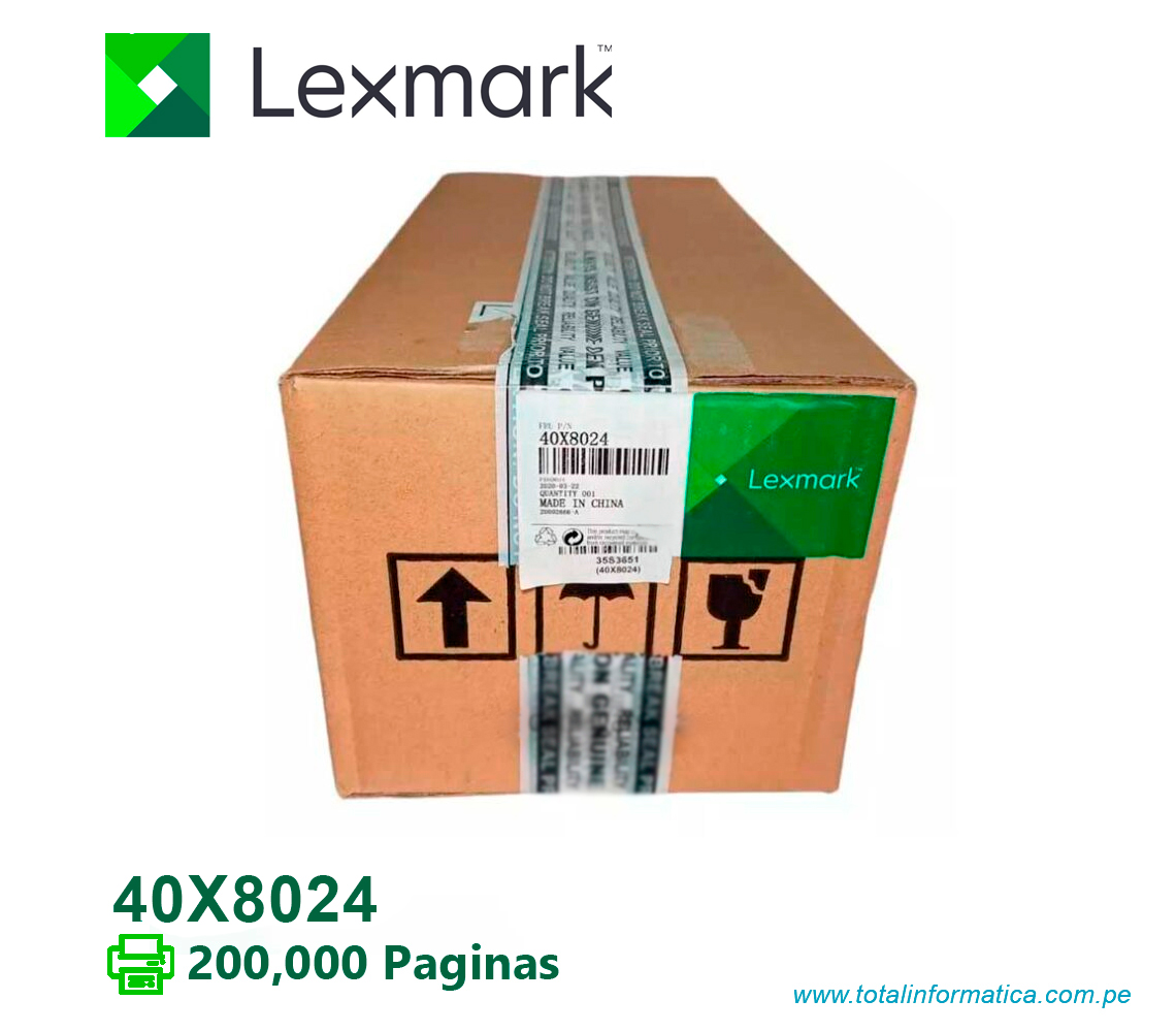 KIT DE MANTENIMINETO LEXMARK 40X8024 200,000PG