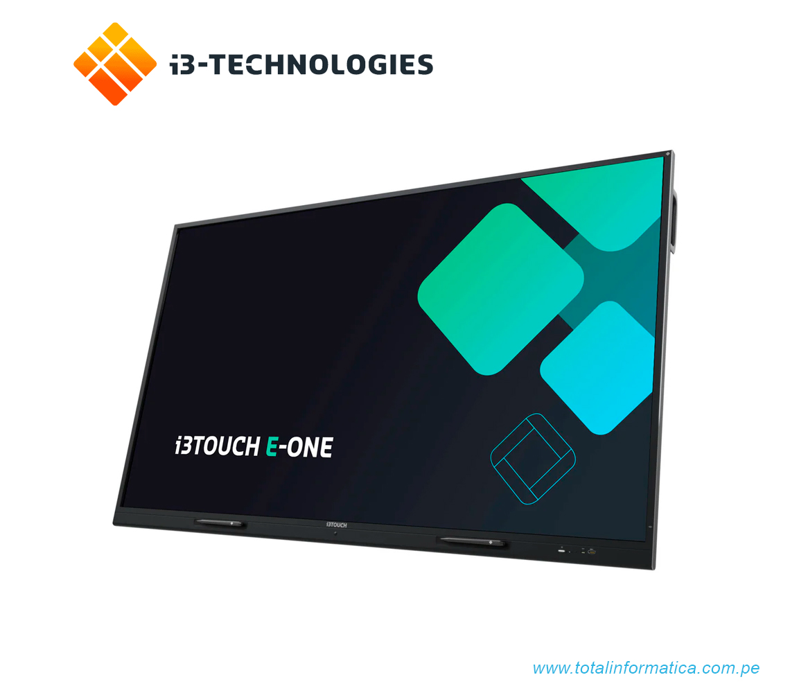 PANTALLA INTERACTIVA i3TOUCH E-ONE 65", MULTITASKING, PREAJUSTE ...