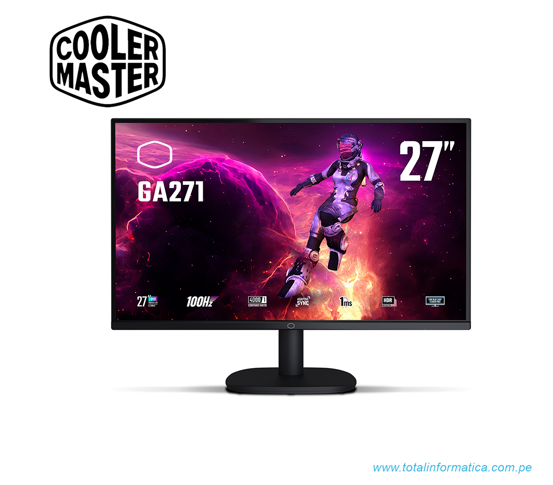 MONITOR COOLER MASTER 27" GA271 WQHD 100HZ 1MS