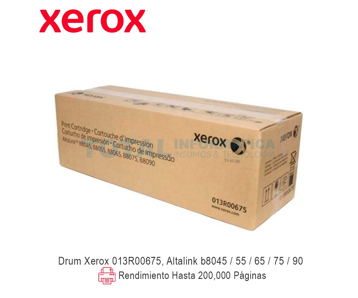 DRUM XEROX ( 013R00675 ) ALTALINK B8045, 55, 65, 75, 90, 200K