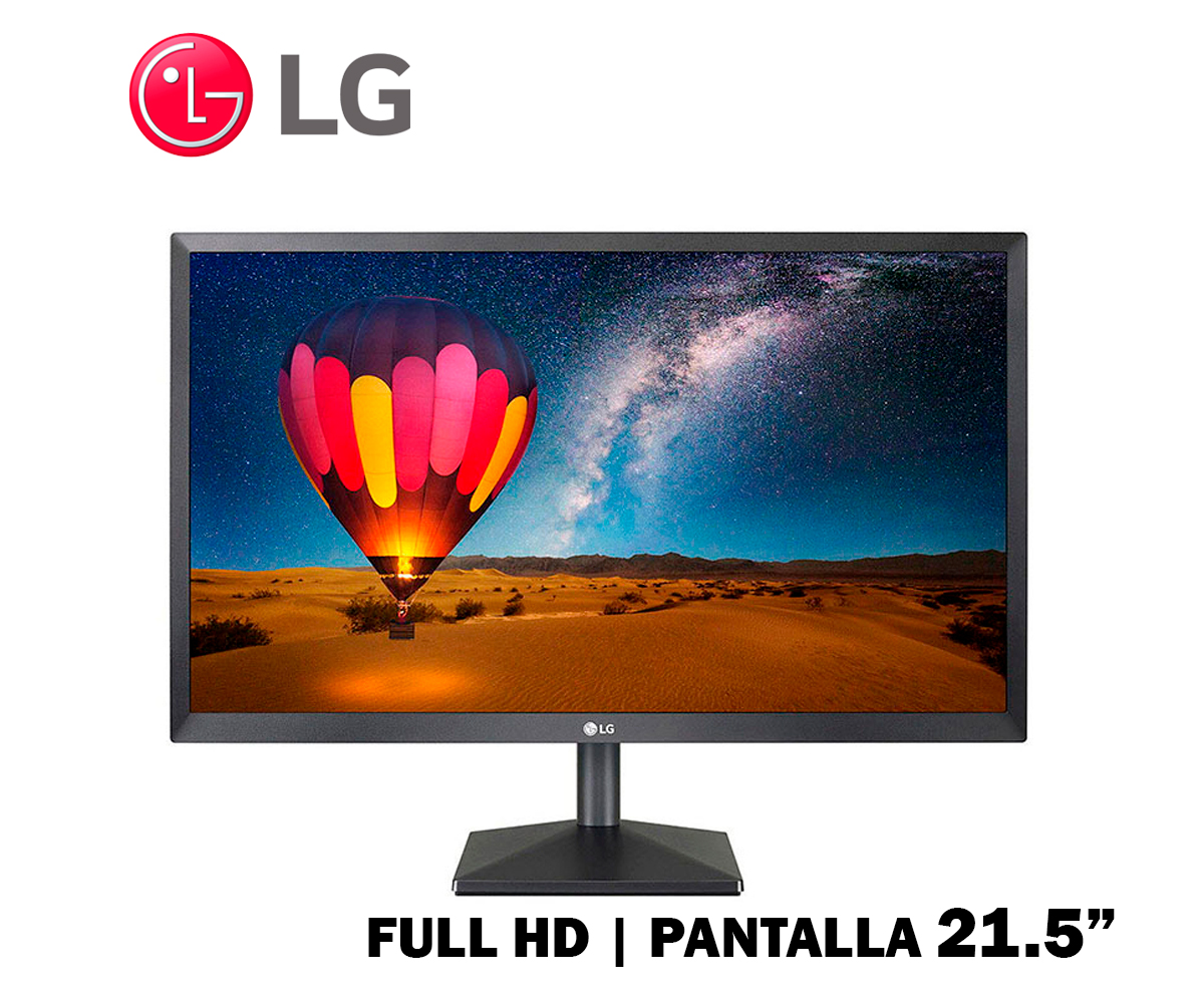 MONITOR LG 22MN430M-B, 21.5" FHD, IPS 1920X1080, VGA HDMI X2, 75HZ ...