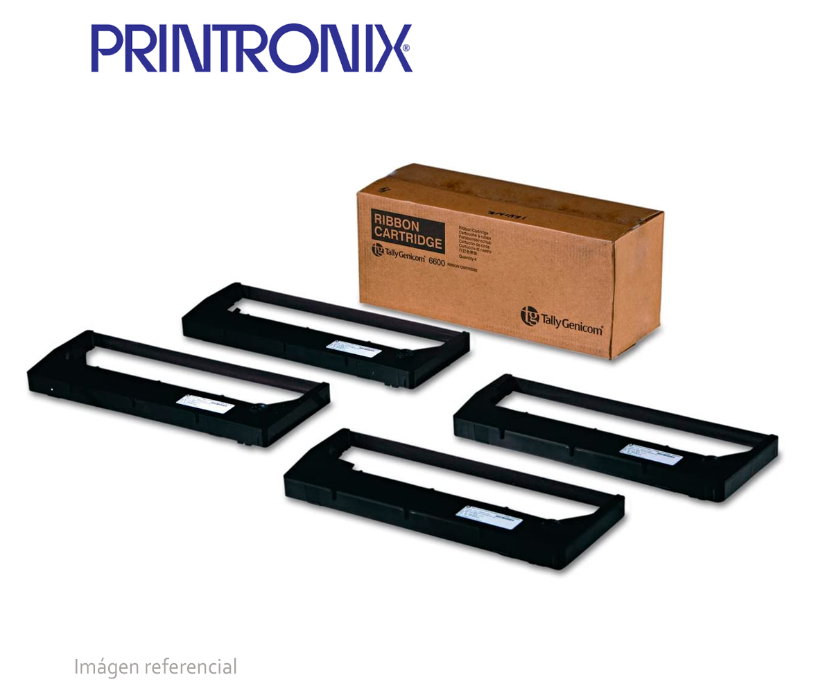 CINTA PRINTRONIX 255049-402, PARA P8005, P8005, 4 PIEZAS, COLOR BLACK