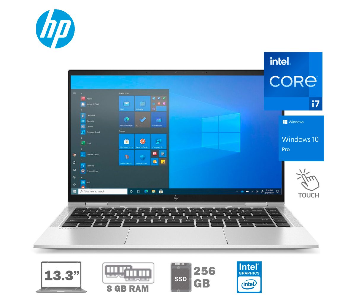 LAPTOP HP ELITEBOOK X360 1030 G8 3E2F7LT, 13.3" FHD, CORE I7-1165G7 2 ...