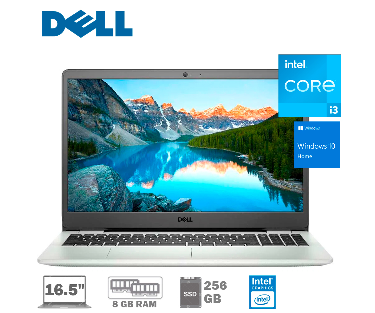 LAPTOP DELL INSPIRON 15 3000 3501 3Y3X2 15.6" INTEL CORE I3-1115G4, 8GB RAM, 256GB SSD, WINDOWS ...