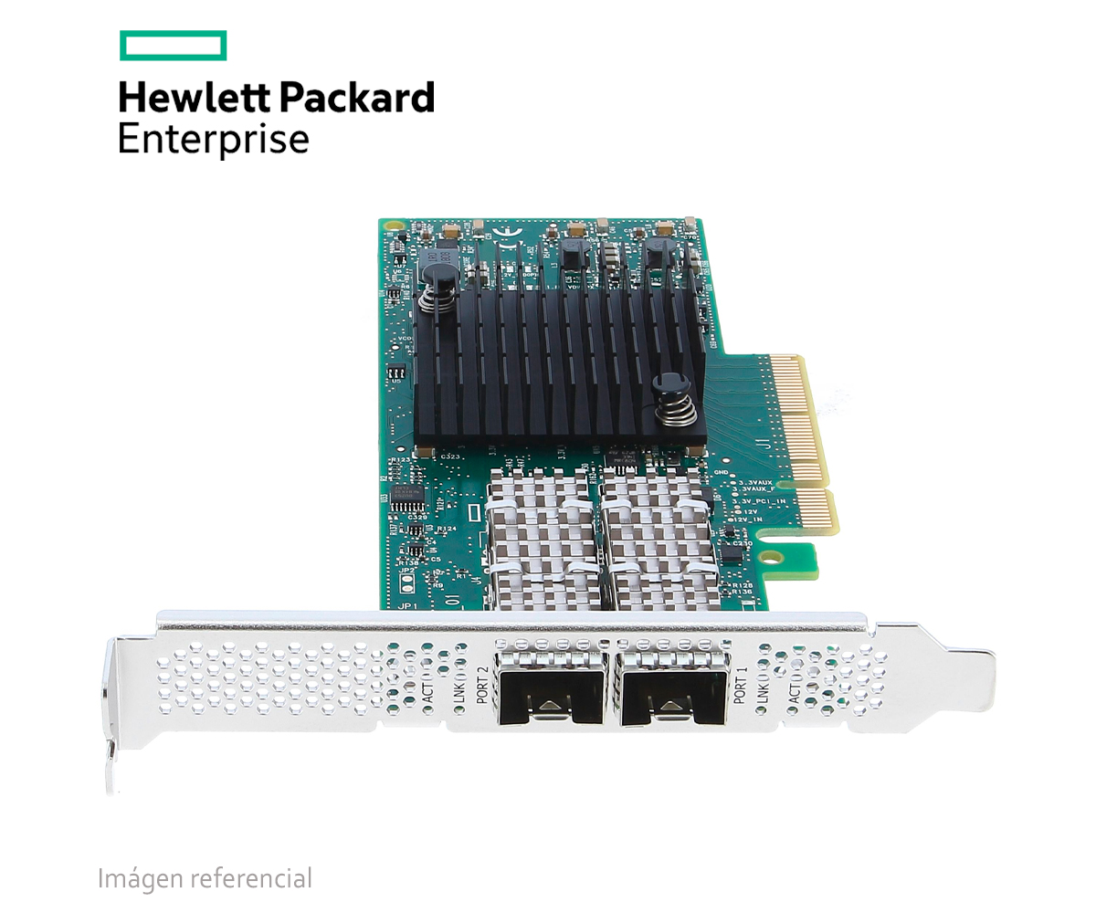 ADAPTADOR ETHERNET HPE SFP28 CX4121B 817753-B21, 10/25 GB 2 PUERTOS