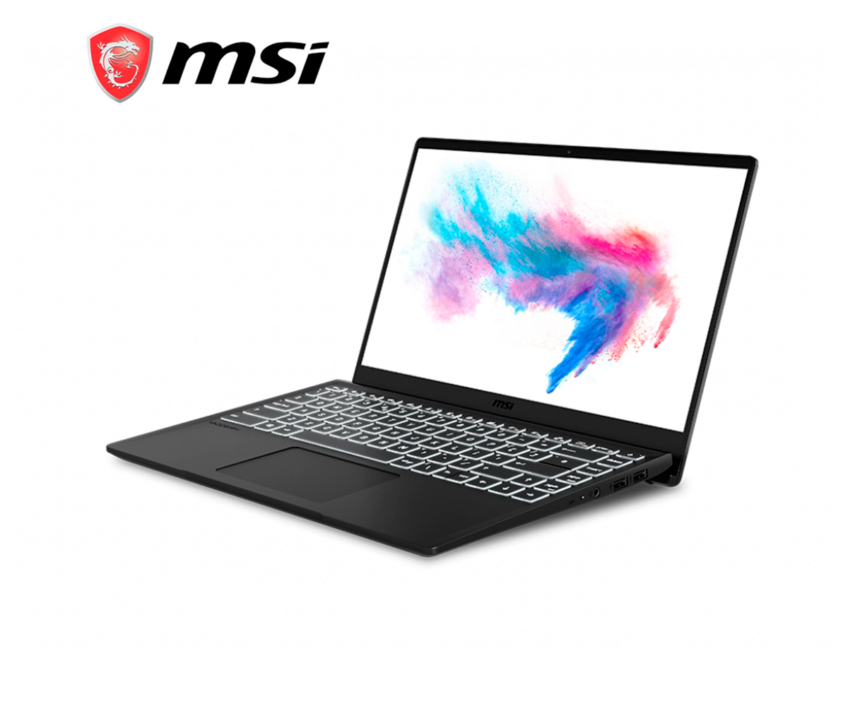LAPTOP MSI ULTRABOOK MODERN 14 B10MW, LED 14" FHD, CORE I3-10110U 2 ...