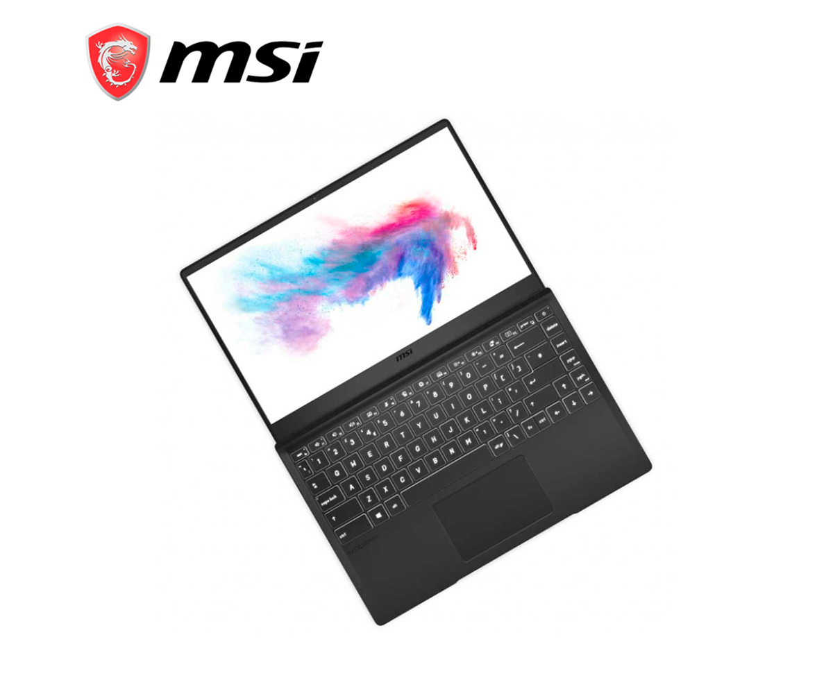 LAPTOP MSI ULTRABOOK MODERN 14 B10MW, LED 14" FHD, CORE I3-10110U 2 ...