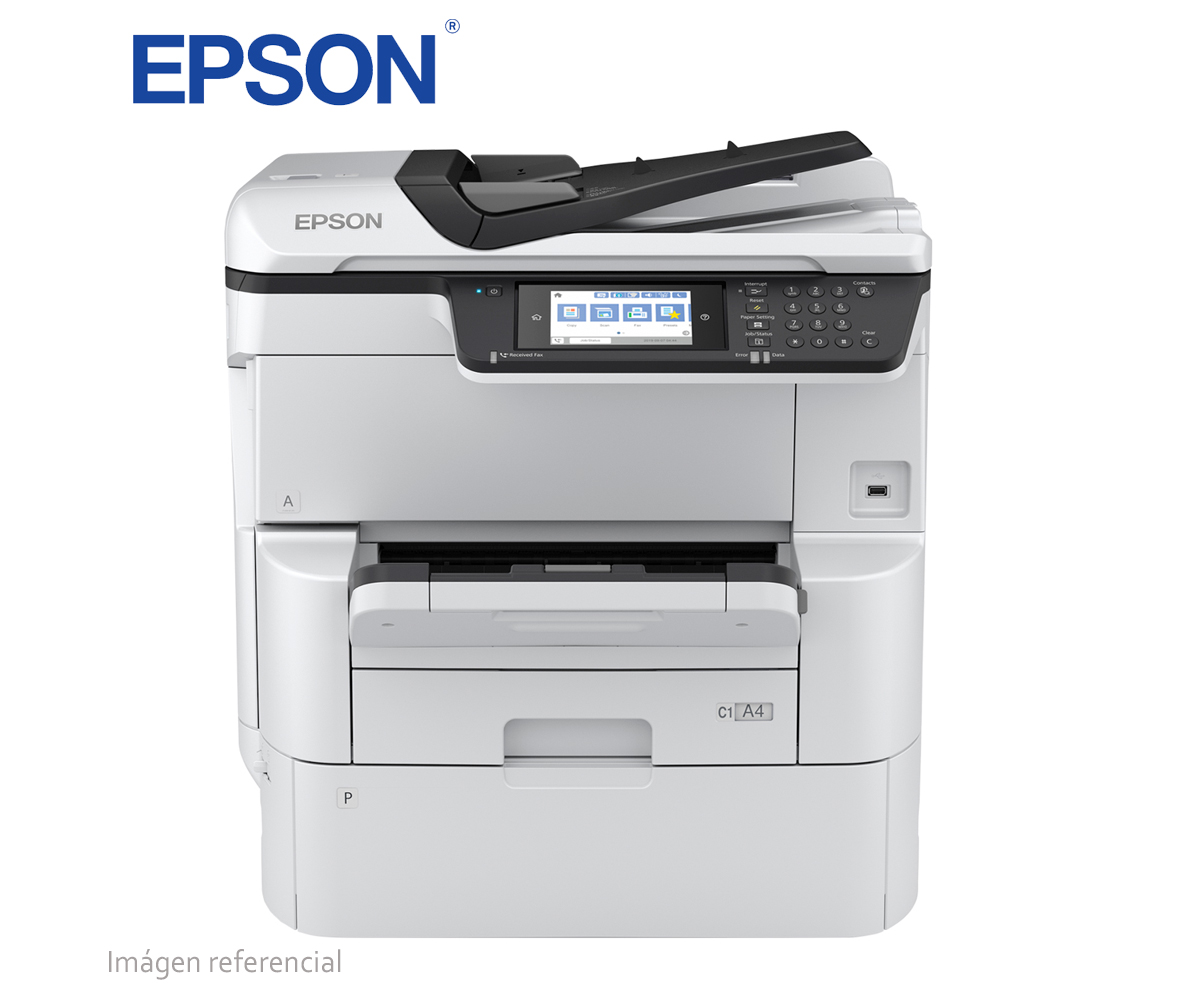 MULTIFUNIONAL EPSON WORKFORCE PRO WF-C878R, COLOR, INYECCIÓN, FAX, WIFI.