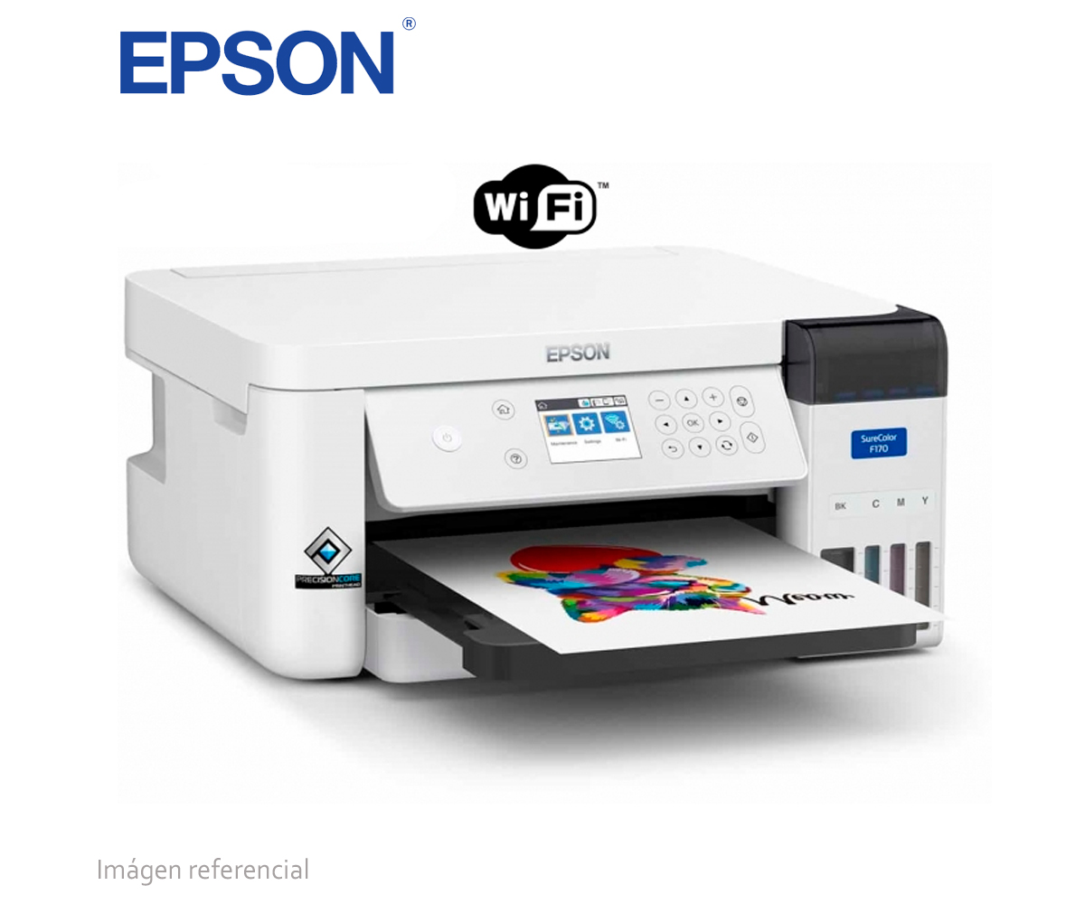 IMPRESORA EPSON DE SUBLIMACION SURECOLOR F170, USB 2.0 / INALAMBRICA
