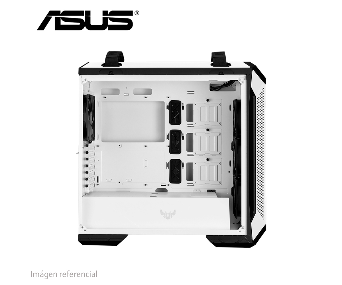 CASE ASUS TUF GAMING GT501 RGB WHITE, RGB USB3.1, SIN FUENTE, VIDRIO ...
