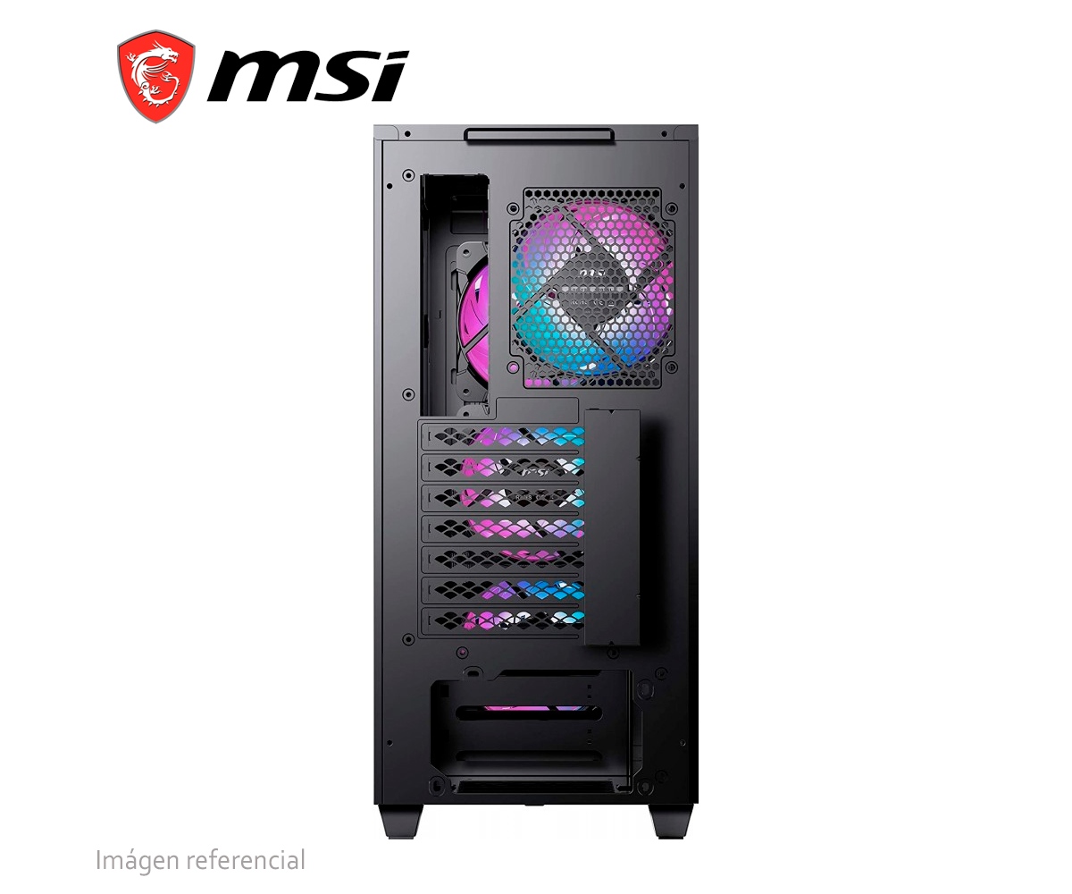 CASE MSI PREMIUM MID-TOWER PC GAMING PANEL LATERAL DE VIDRIO TEMPLADO ...
