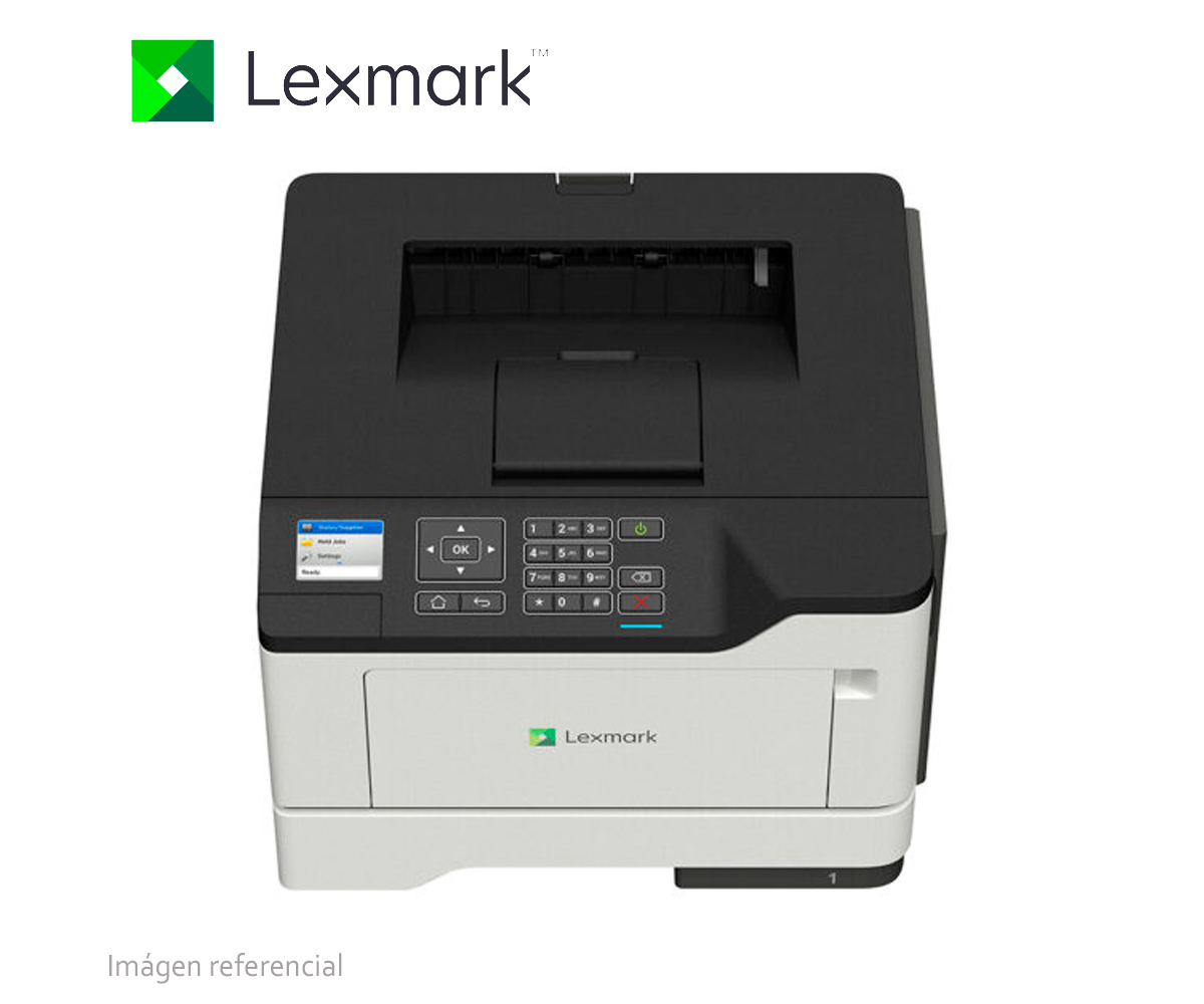 IMPRESORA LÁSER LEXMARK MS622DE, MONOCROMÁTICA, 50PPM, USB 2.0, DÚPLEX