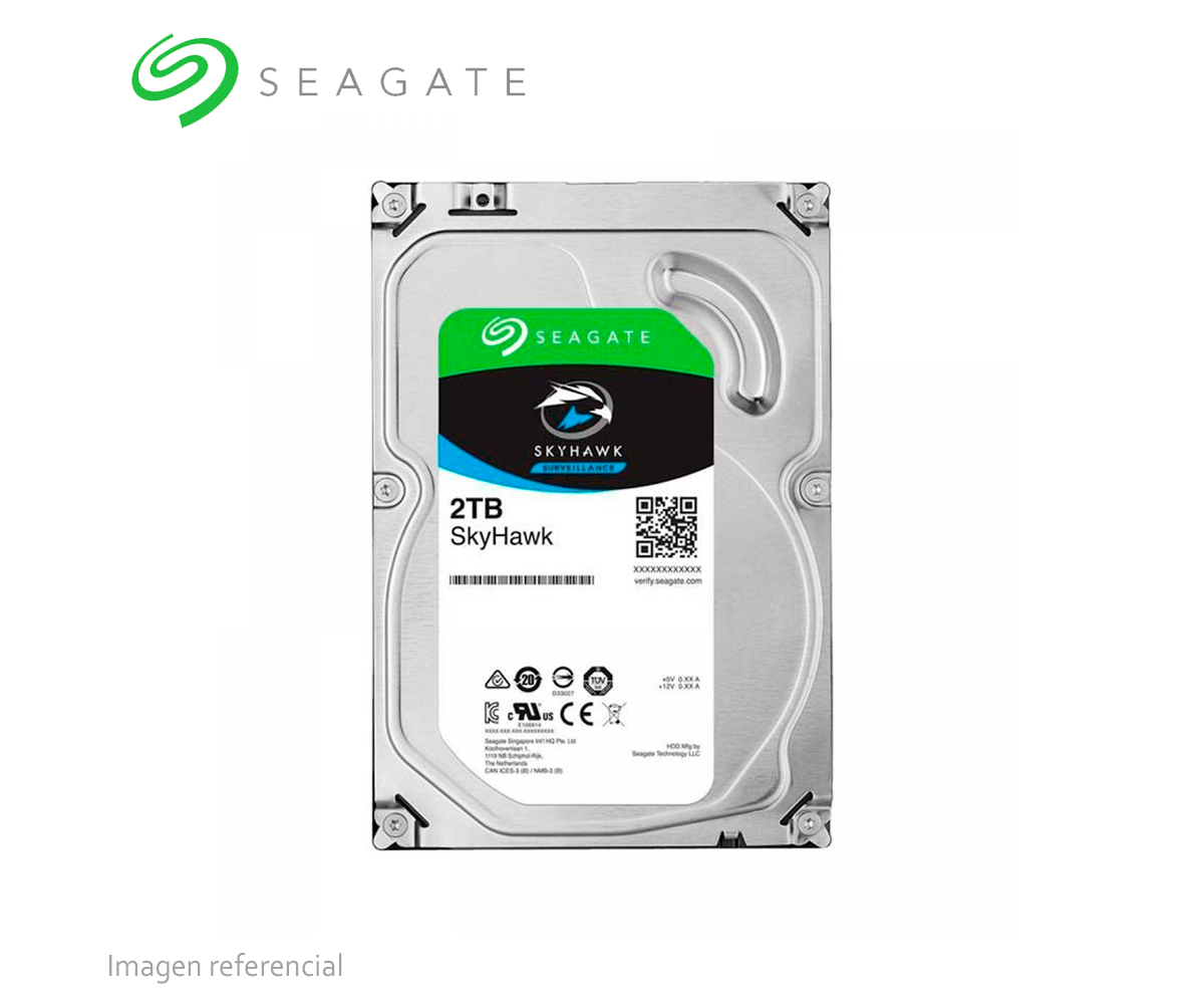 DISCO DURO SEAGATE SKYHAWK SURVEILLANCE (ST2000VX015) 2TB, SATA 6.0 ...