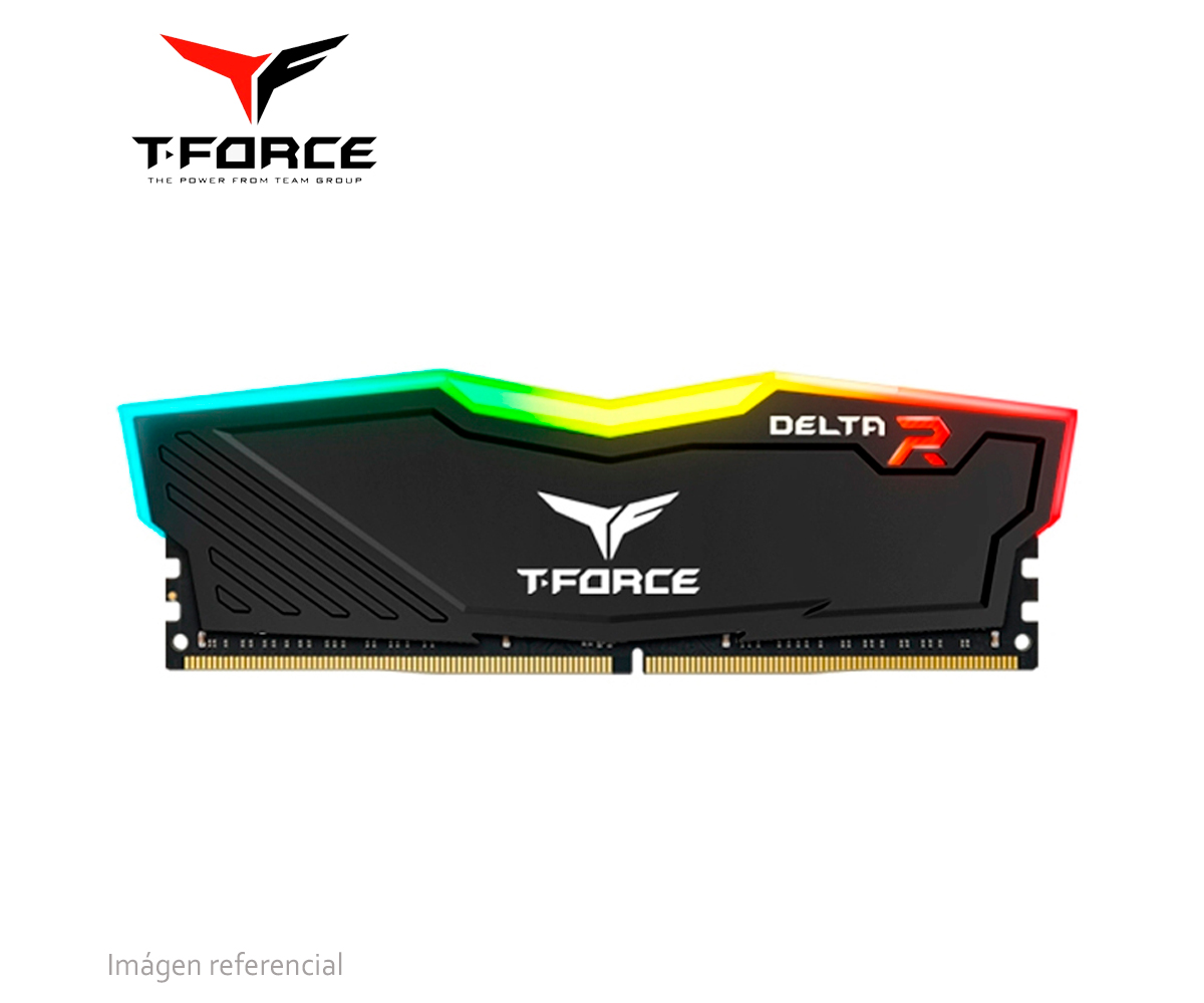 MEMORIA RAM T-FORCE DELTA RGB (TF3D48G3200HC16C01) 8GB, DDR4, 3200 MHZ ...