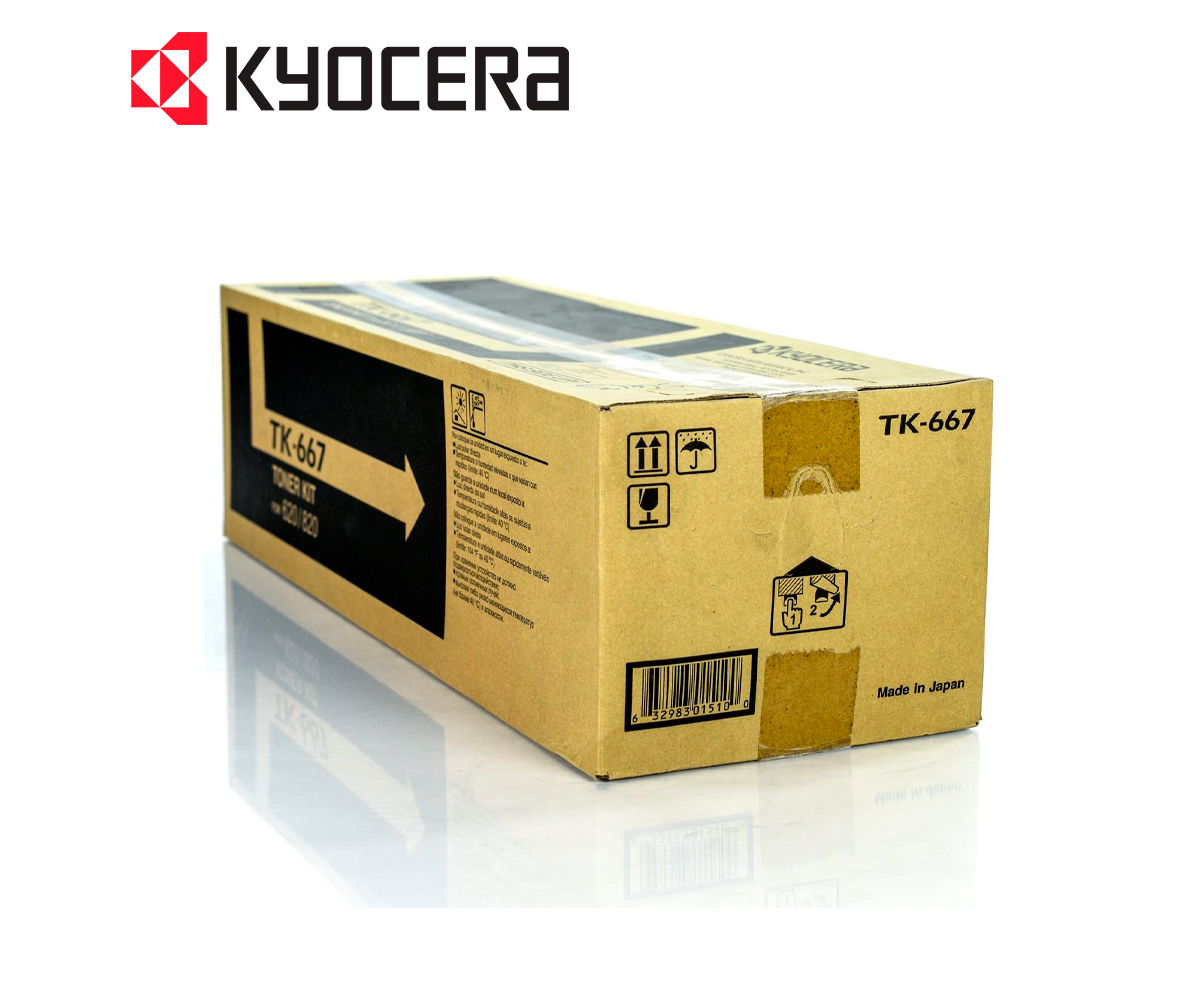 TONER KYOCERA TK-667 BLACK, TASKALFA PARA 620, 820, 55 PAGINAS