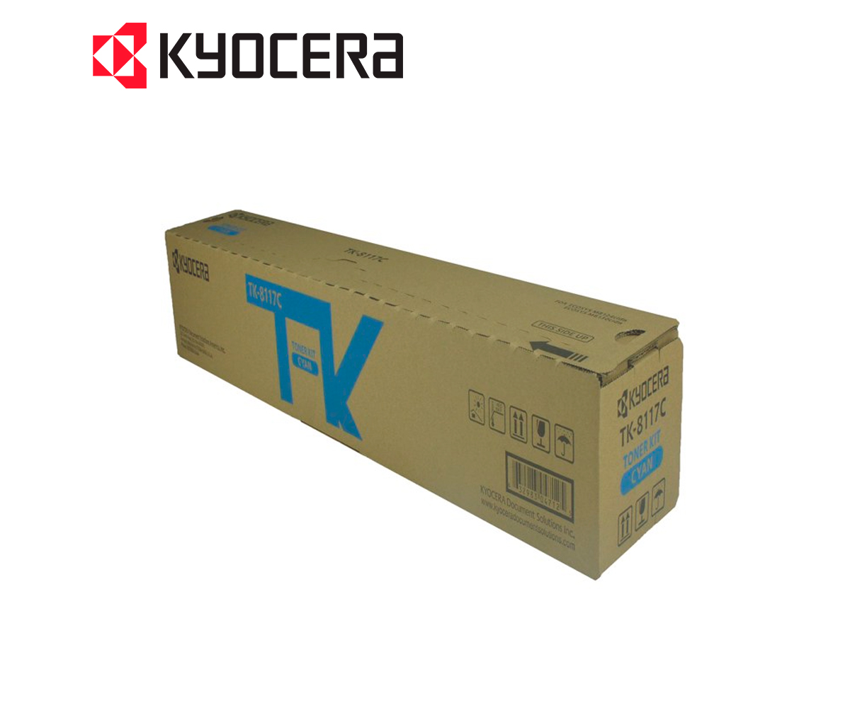 TONER KYOCERA TK-8117C CYAN, ECOSYS M8124CIDN, 6000 PAGINAS