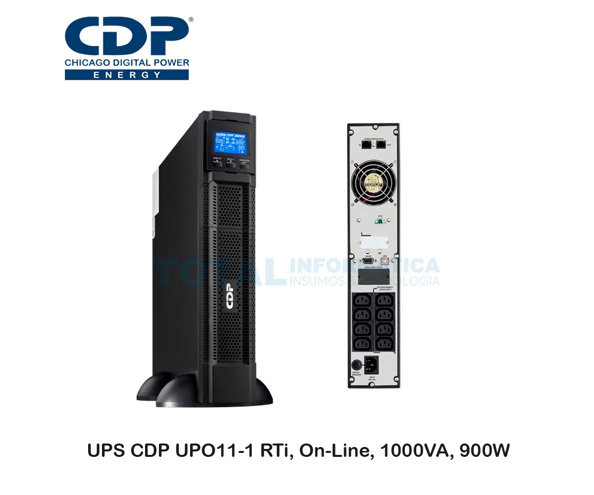 UPS CDP ONLINE UPO11-1RT ( UPO11-1RTAXI ) 1000VA, 900W, 220V
